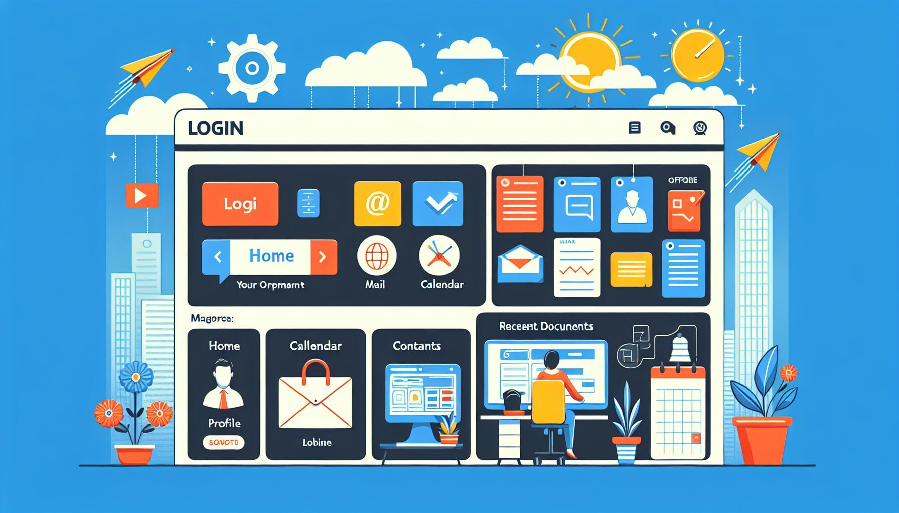 公司oa门户 • Worktile社区